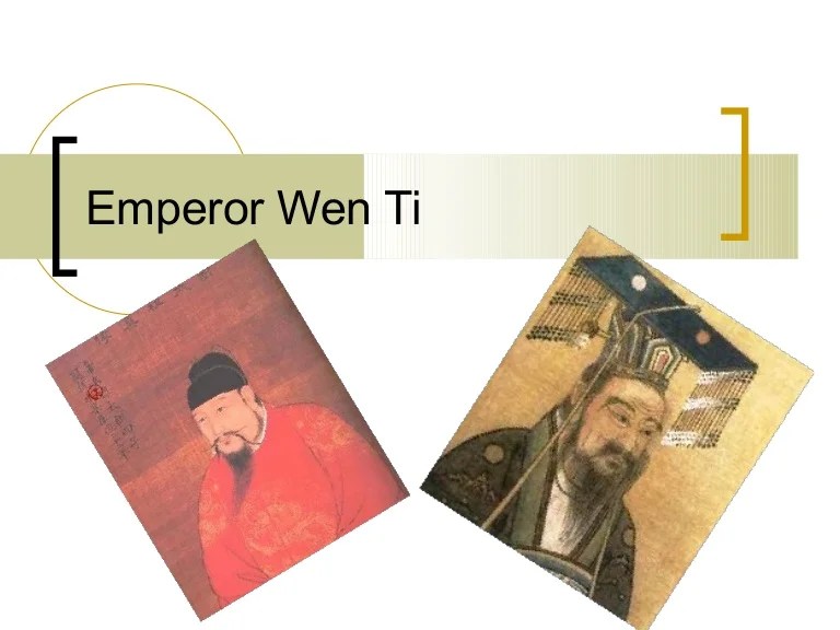 Biografi Sui Wen Ti - Tuan Guru